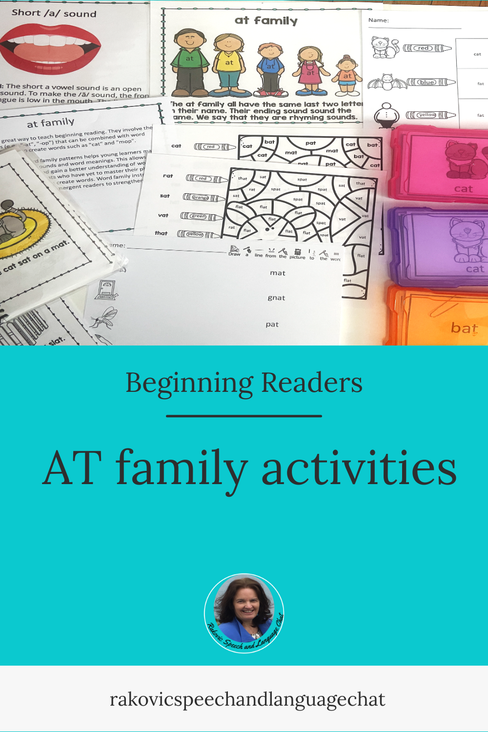 Unlock the Power of Rhyming with Word Families - Rakovic Speech and ...