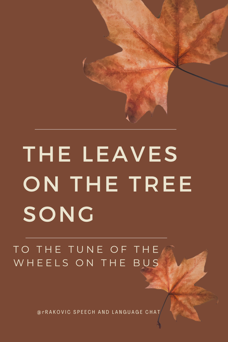BOOST LANGUAGE WITH SONG ADAPTATIONS - Rakovic Speech and Language Chat