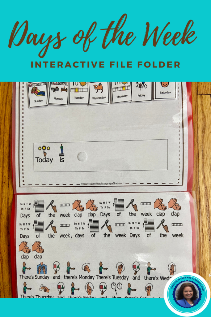 🎶 Days of the Week Interactive Song 🎶 - Rakovic Speech and Language Chat