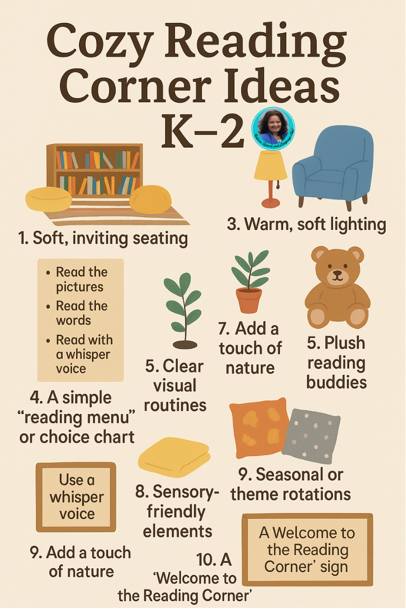 10 Ways to Make a Cozy Reading Corner in the Classroom - Rakovic Speech ...